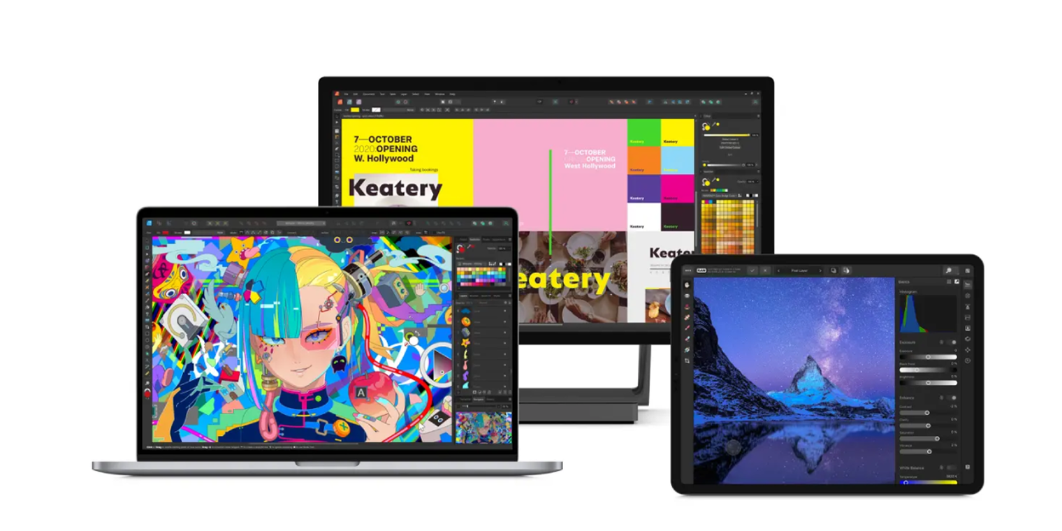 Serif launches 6-month free trial and 50% discount for Affinity suite to rival Adobe | AlternativeTo