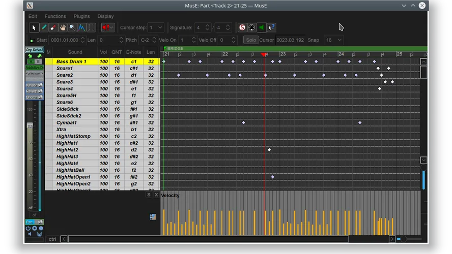 MusE: Advanced, open-source DAW for GNU/Linux supporting LV2, VST and ...
