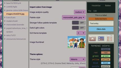 Oomox: Graphical application for generating different color variations of a Oomox | AlternativeTo