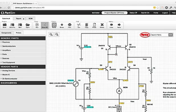 PartSim: Free and full-featured SPICE circuit | AlternativeTo