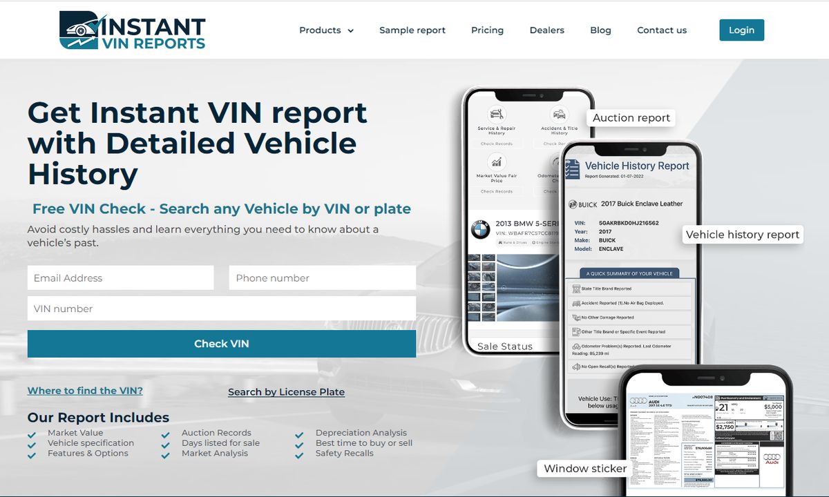 Instant VIN Reports Alternatives and Similar Sites & Apps | AlternativeTo