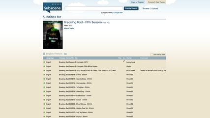 Subscene: Search and download subtitles for TV series and movies in almost any language ...