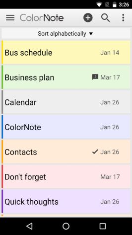 ColorNote: Simple notepad app | AlternativeTo