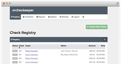 Checkeeper s online check printing software lets you print checks on your own AlternativeTo
