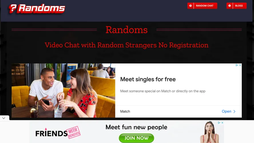 Randoms Chat: Video Chat with Random Strangers No Registration ...