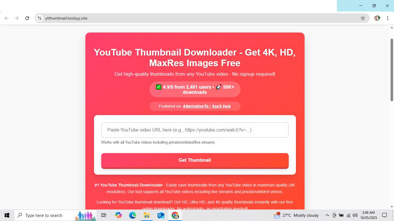YouTube Thumbnail Downloader 4K: One-click downloads for YouTube ...