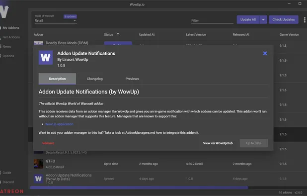 WowUp: World of Warcraft addon updater powered by the community ...