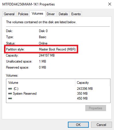 MBR2GPT.EXE: Converts a disk from the Master Boot Record (MBR) to the ...