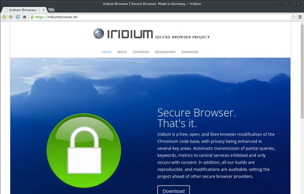 Iridium Browser: Free, open, and libre browser modification of the ...