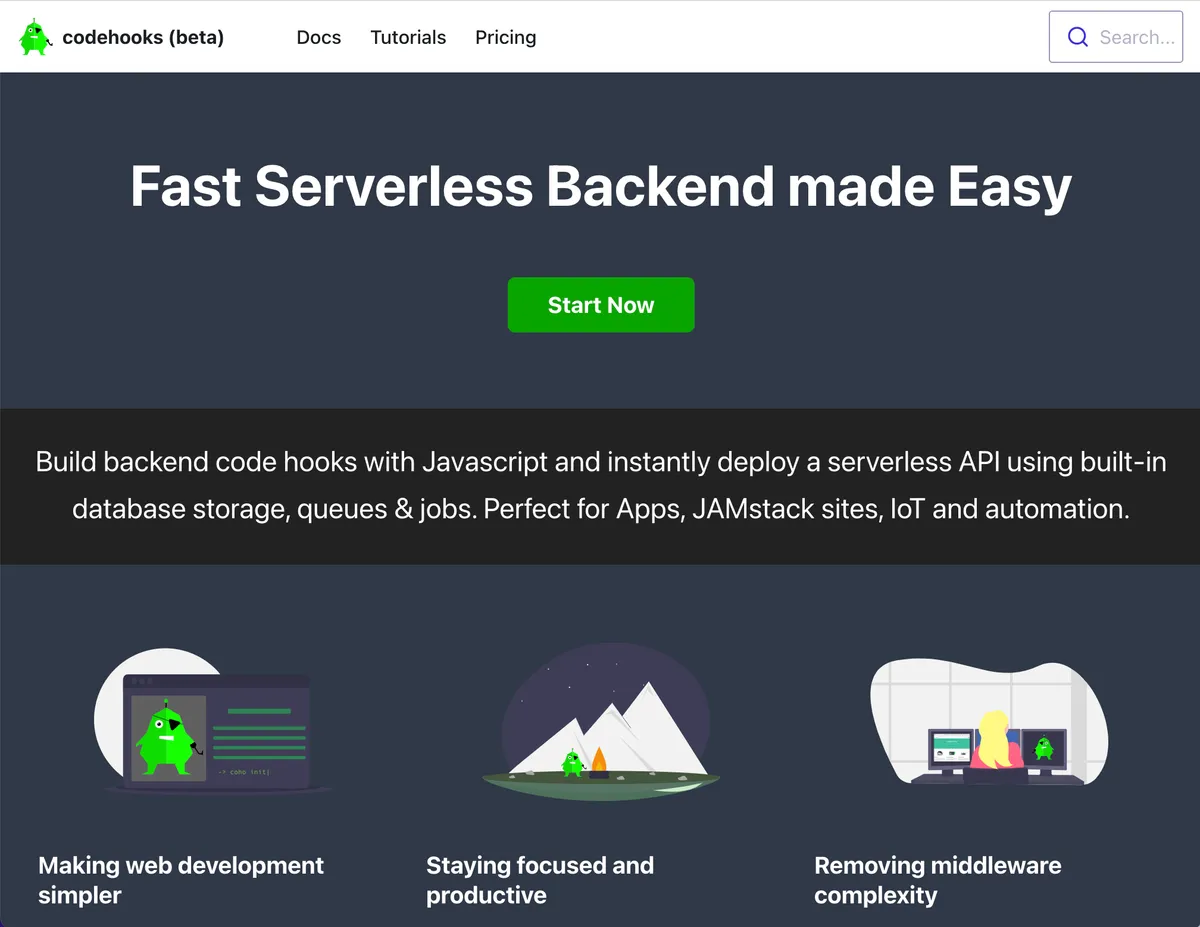 Codehooks.io Alternatives and Similar Sites / Apps | AlternativeTo