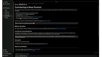 Wave Terminal: An Open-Source, AI-Native, Terminal Built for Seamless Workflows | AlternativeTo