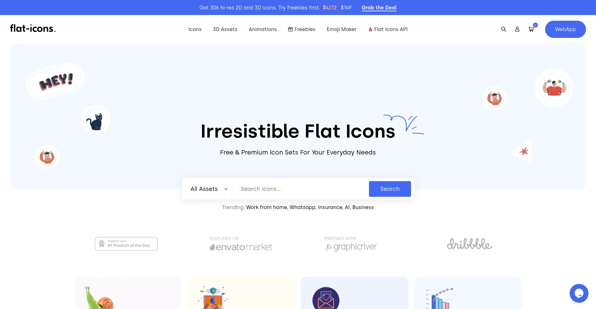 Flat-icons Alternatives: 25+ Icon Libraries & Similar Websites ...