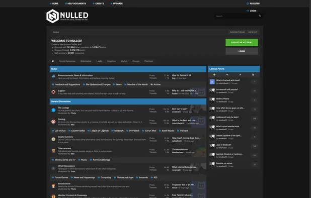 NulledBB: Nulled is a community forum based on general and webmaster ...