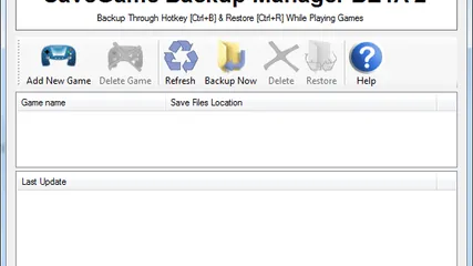 SaveGame Backup Manager: The target of the project is backing-up full ...