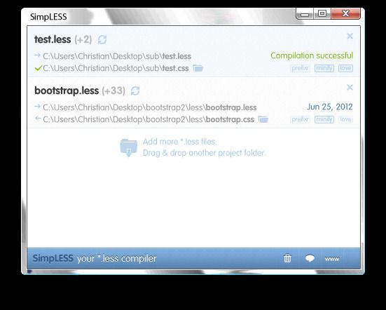 SimpLESS: Is your easy-to-use LESS CSS compiler | AlternativeTo