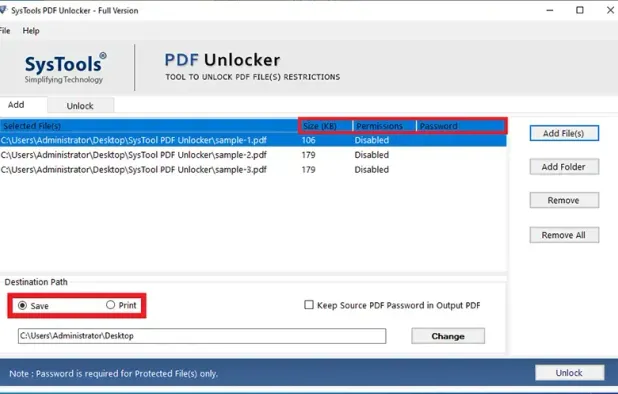 SysTools PDF Unlocker: Remove restrictions from PDF document | AlternativeTo