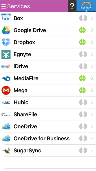 Rainbow - Best cloud storage app: The Rainbow application provides a ...