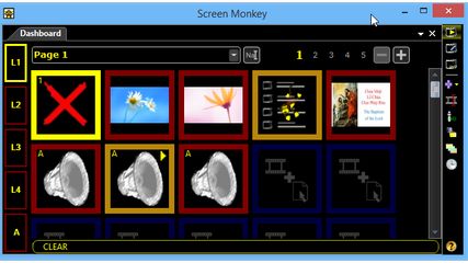 Screen Monkey: Show media on screen and control it from another screen ...