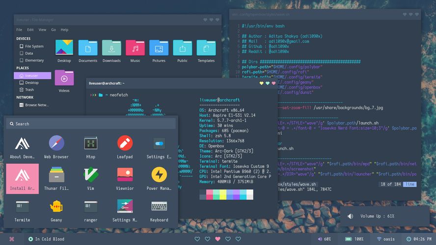 Archcraft: A minimalistic Linux distribution, focused on aesthetics ...