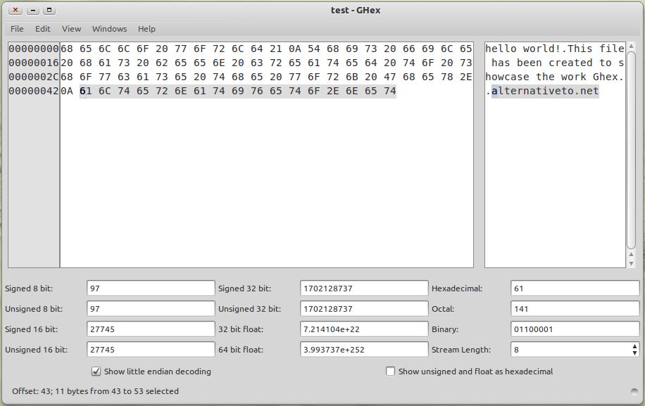 Ghex Alternatives for Windows | AlternativeTo