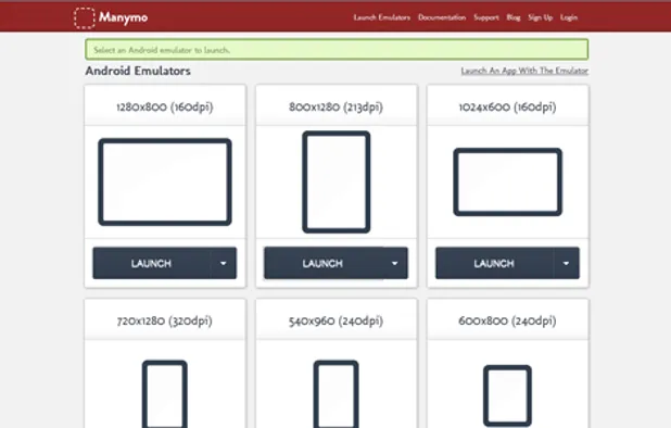 Manymo: : A Better Android Emulator | AlternativeTo