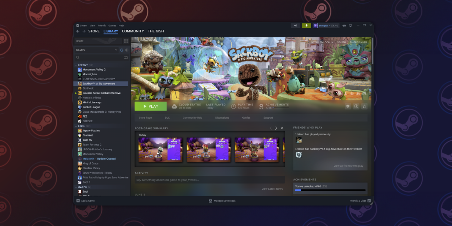 Revamped Steam Desktop client: In-game overlay, visually enhanced, and ...