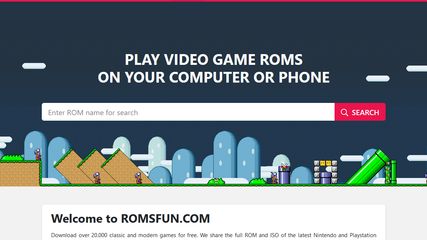 Romsfun: ROM website with more than 20000 decrypted ISOs and ROMs for various consoles ...
