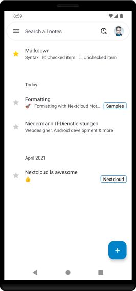 Nextcloud Notes: The Notes app is a distraction free notes taking app ...