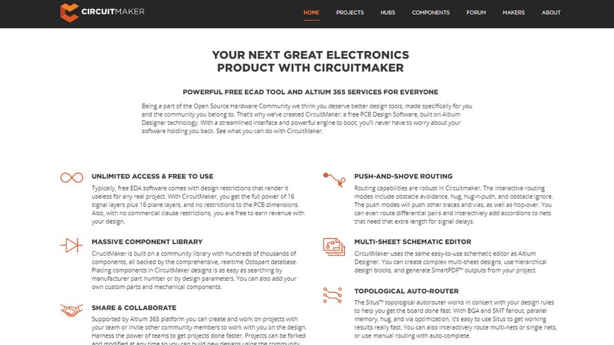 CircuitMaker: Is reduced functionality free schematic capture and PCB ...