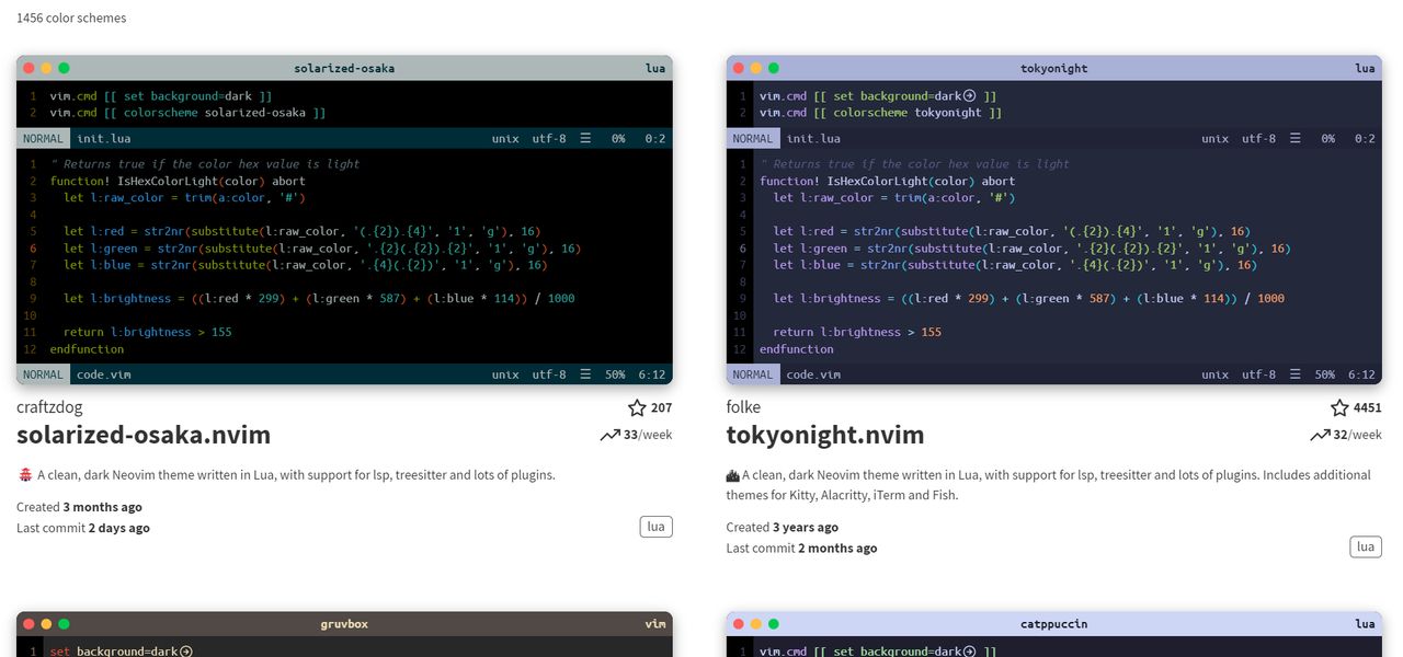 vimcolorschemes Alternatives and Similar Sites & Apps | AlternativeTo