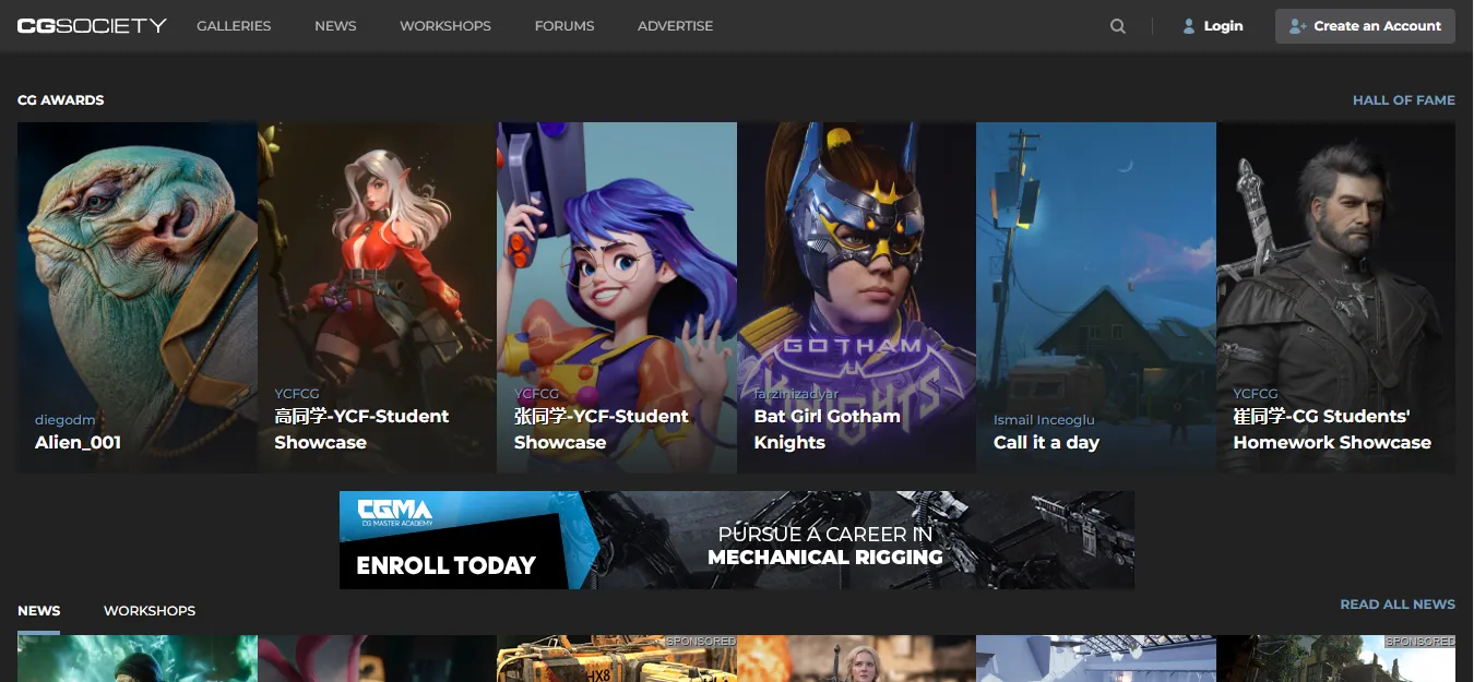 CGSociety Alternatives - Explore Similar Sites & Apps | AlternativeTo