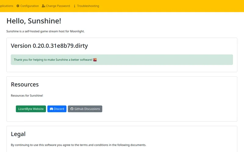 Sunshine - Game streaming host: Reviews, Features, Pricing & Download ...