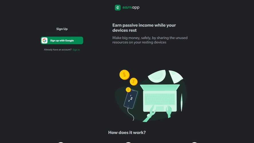EarnApp: Passive income from your devices | AlternativeTo