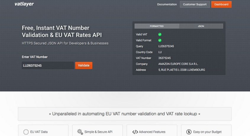 vatlayer API Alternatives and Similar Apps | AlternativeTo