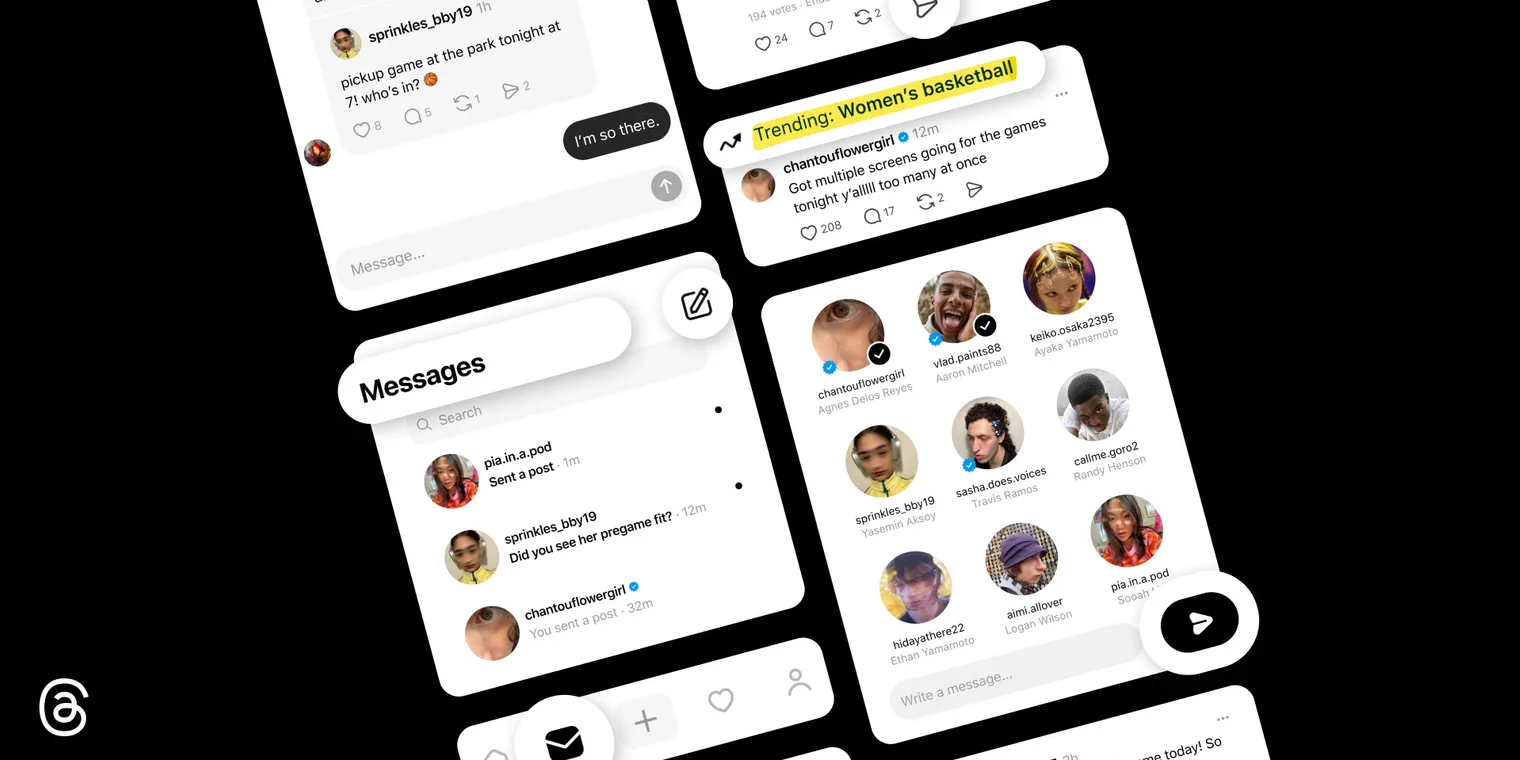 Threads launches group chats and expands messaging across the EU ...