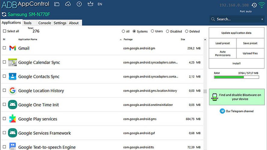 Adb Appcontrol The Ultimate Applications Manager And Debloat Tool For Android Devices