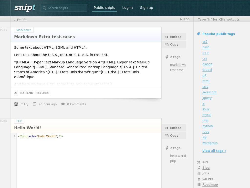 Snipt.Net Alternatives: Top 10 Snippets Managers & Similar Websites ...