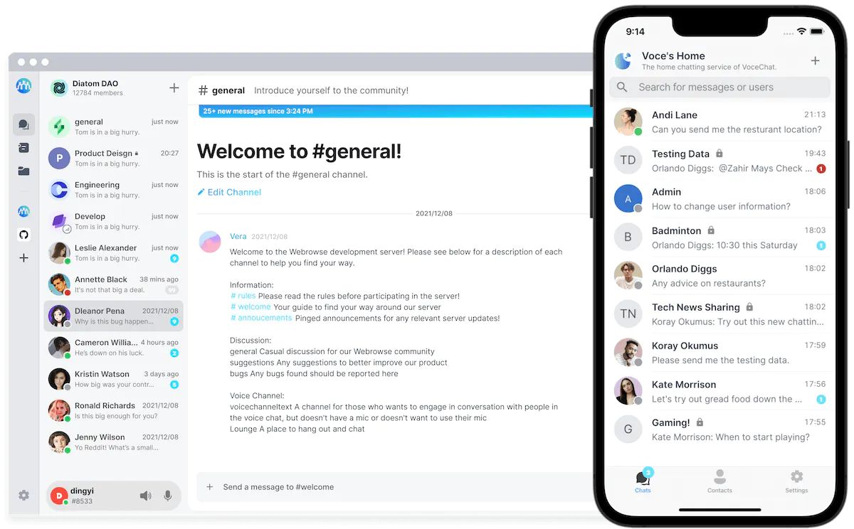 VoceChat Alternatives: Top 10 Instant Messengers | AlternativeTo