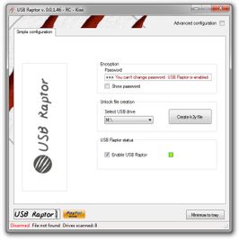 USB Raptor: Lock and unlock your computer using USB flash | AlternativeTo