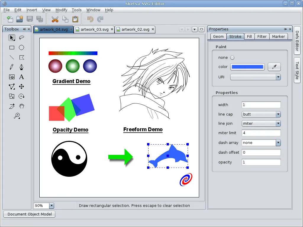 Sketsa SVG Editor: Sketsa is a cross platform vector drawing ...