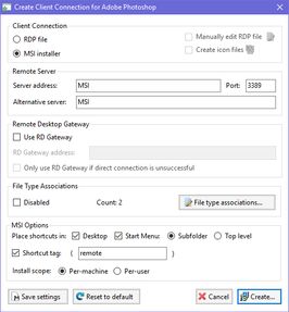 RemoteApp Tool: Creates and manages RemoteApps hosted on Windows 10/8/7 ...