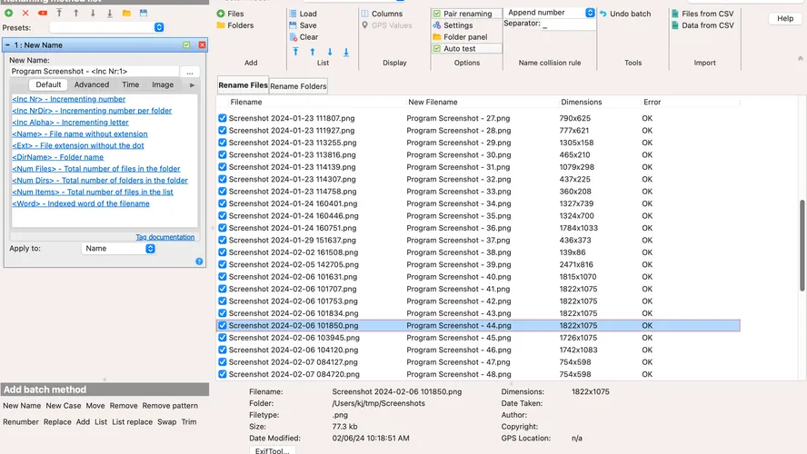 Advanced Renamer: Batch rename files and folders in a snap | AlternativeTo