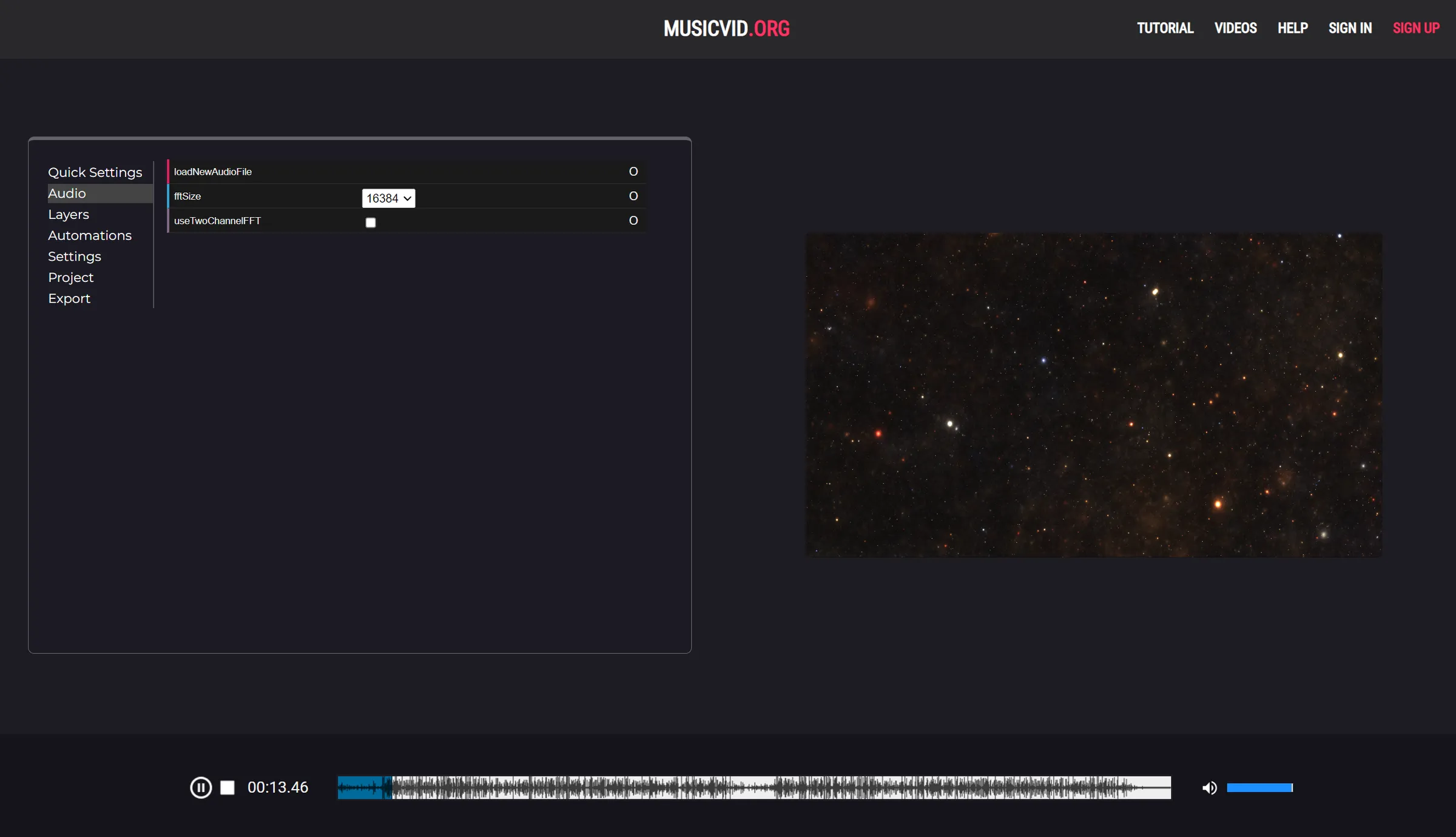 MUSICVID.ORG: Free, online music visualizer for video edition | AlternativeTo