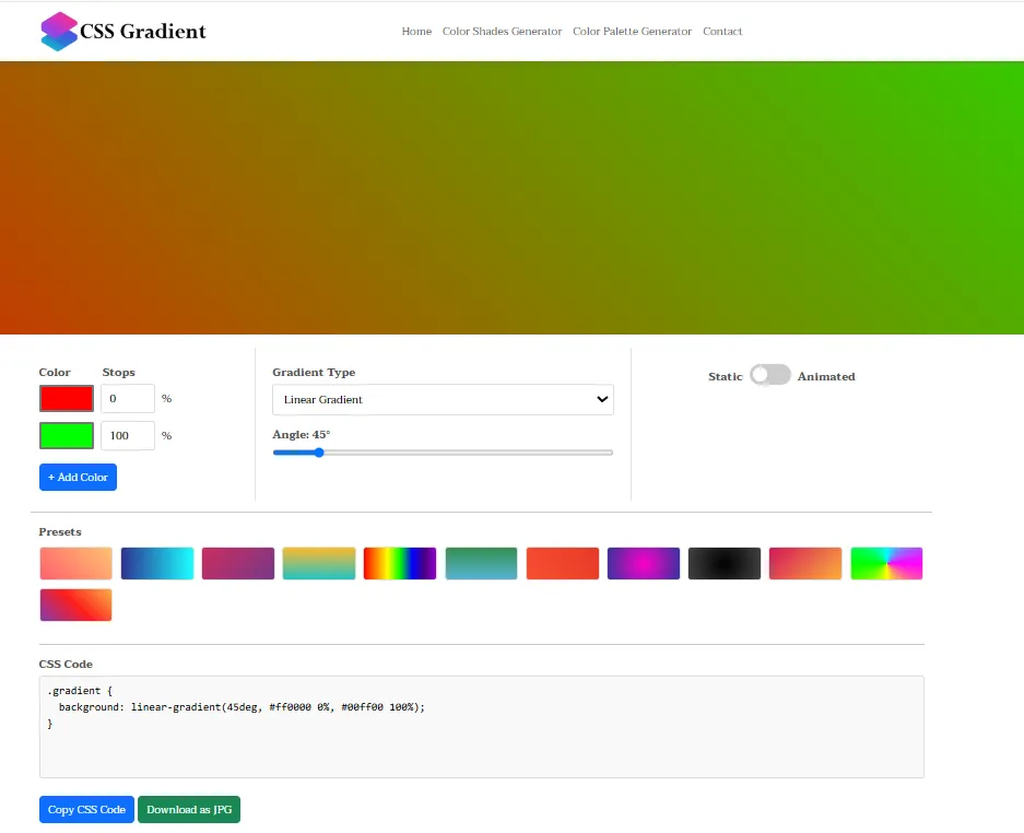 CSS Gradient Alternatives and Similar Sites & Apps | AlternativeTo