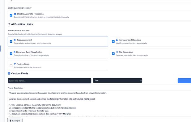Paperless AI: An automated document analyzer for Paperless-ngx using OpenAI API, Ollama ...