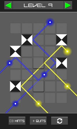 Laser Mania: Puzzle game where you have arrange blocks to reflect or ...