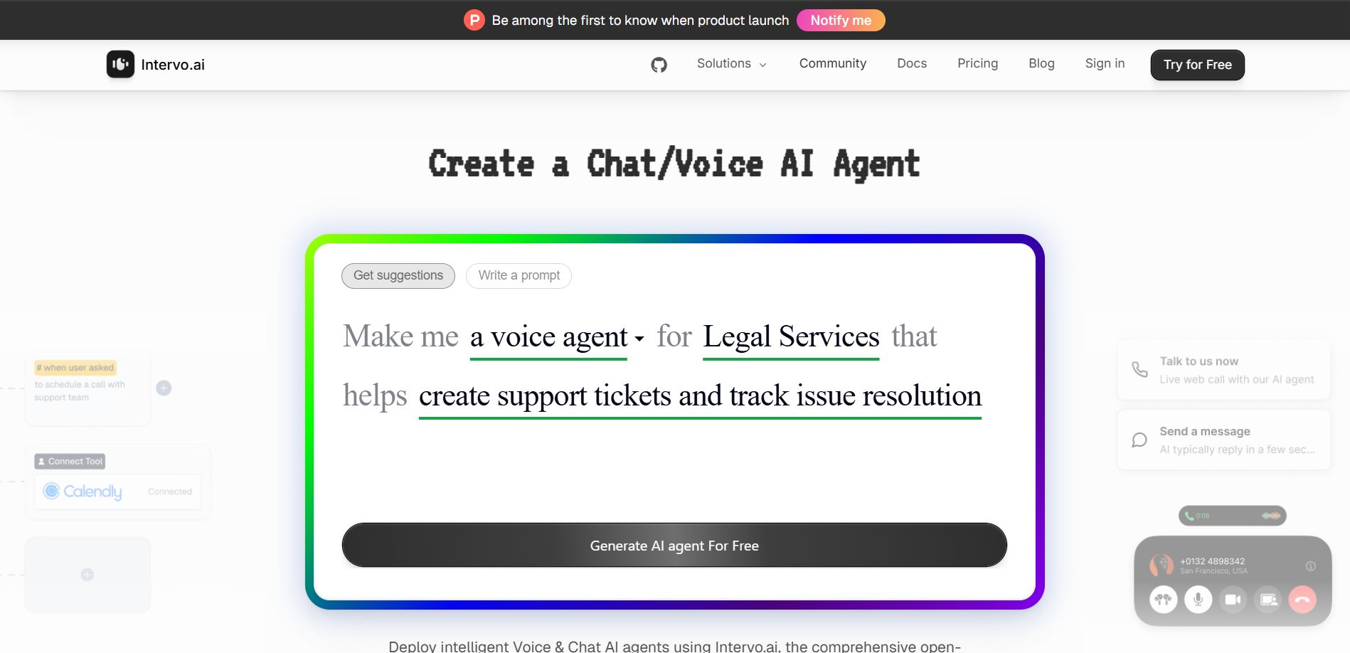 Intervo.ai: Automate Voice call with Agents | AlternativeTo