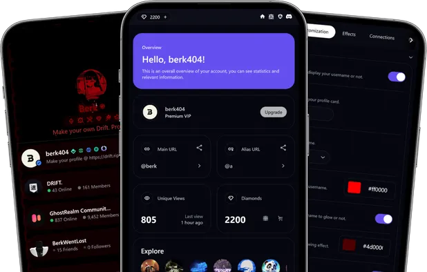 DRIFT.: DRIFT is a Linktree and Guns.lol Alternative, a Link-in-bio platform where | AlternativeTo