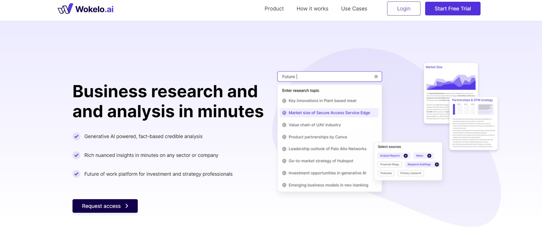 Wokelo AI: GenerativeAI platform for accelerated business insights | AlternativeTo