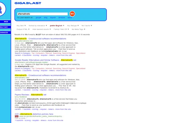 Gigablast: A distributed open source search engine and spider/crawler ...